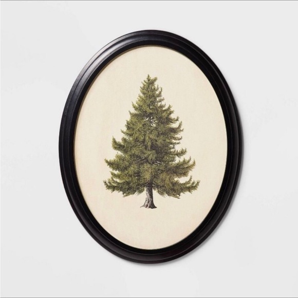 Threshold | Wall Decor | 4 X 18 Evergreen Oval Framed Wall Art ...